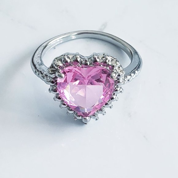 Jewelry | Pink Heart Ring | Poshmark